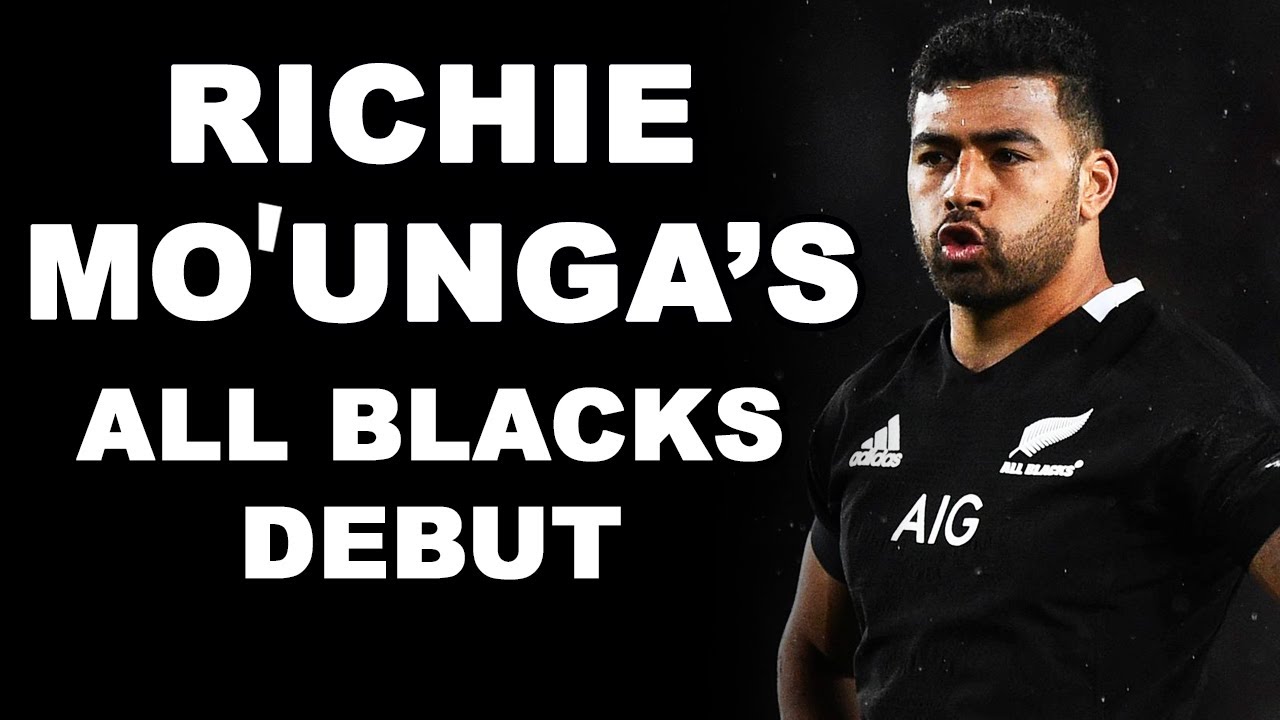 Richie Mo'unga's All Blacks Debut - YouTube