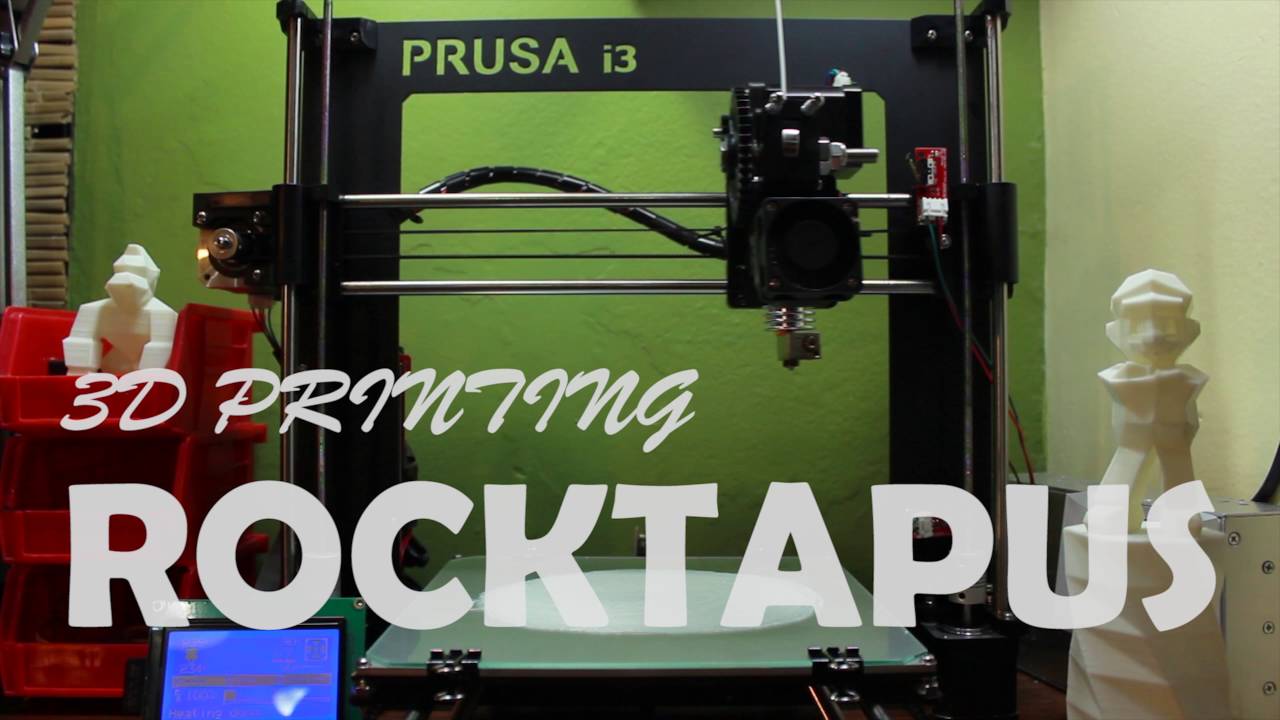 🐙🤘🏼 3D Printing ROCKTOPUS - Time-Lapse - YouTube