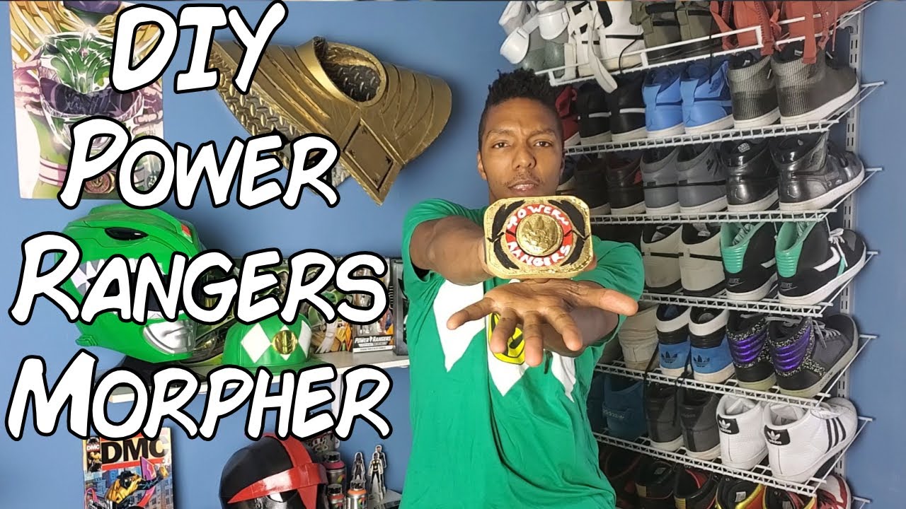 DIY Green Ranger Morpher (cardboard) - Mighty Morphin Power Rangers ...