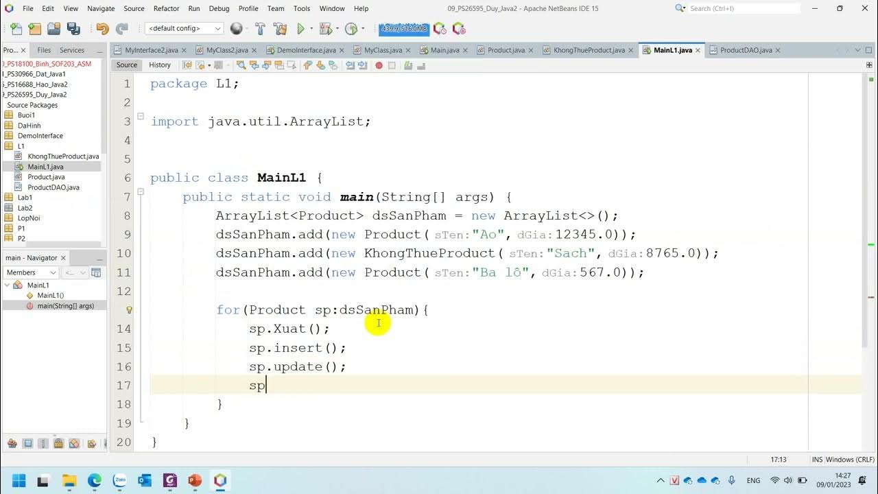 #MOB1023 #Java2 Lab 1 Bài 4 - YouTube