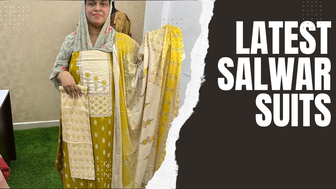 Latest salwar suits rayon fabric Rs.950 star shawl kada ernakulam April ...
