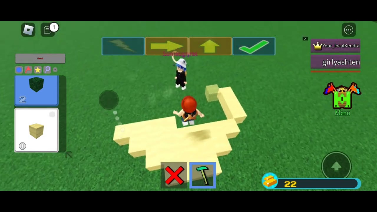 me and my cousin play roblox - YouTube