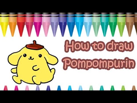 [How to draw] Pompompurin - Sanrio character - Easy - YouTube