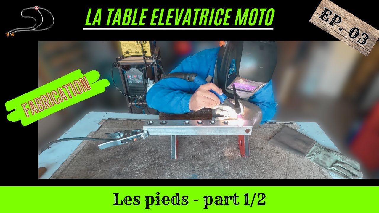 La Table Elevatrice Moto - Episode 03 - Les Pieds part 1/2 - YouTube