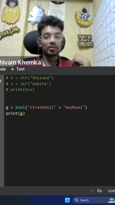 Kohli greater than Dhoni 😮 ?? What python says lets see 🔥#modernagecoders #coding #python #viral ...