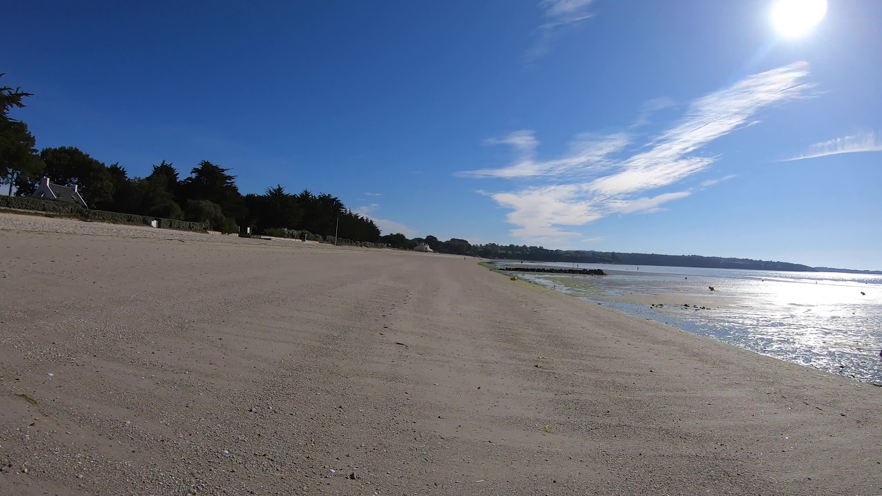 L'été indien 2019 à La Forêt-Fouesnant, plage de Kerleven - YouTube