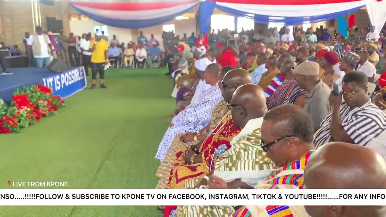 DR BAWUMIA AND WILLIAM OFOSU ASANTE CAMPAIGN TOUR IN KPONE KATAMANSO ...