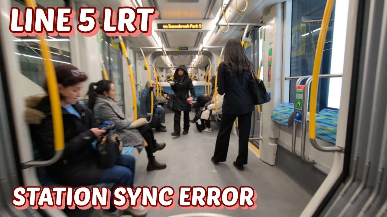 LINE 5 LRT Eglinton Crosstown Inaccurate Audio Announcement (Westbound ...