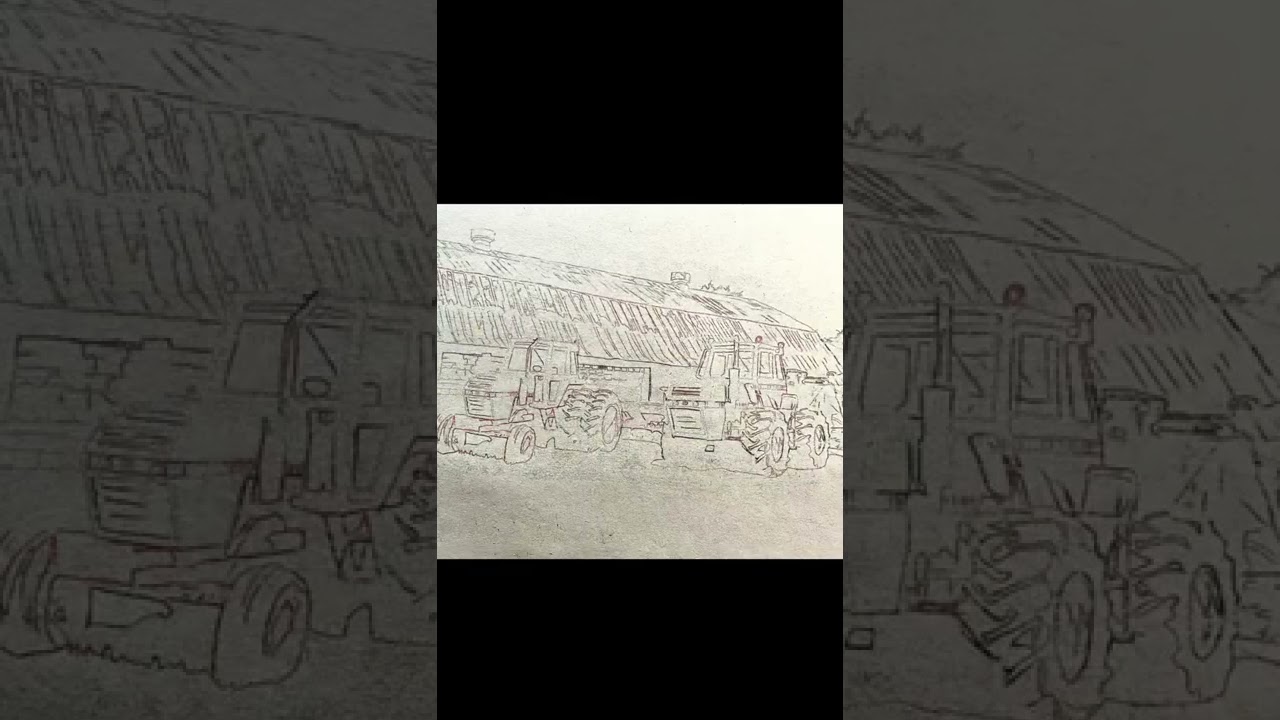 Next On the drawing board a Case of case Tractors - outline done - YouTube
