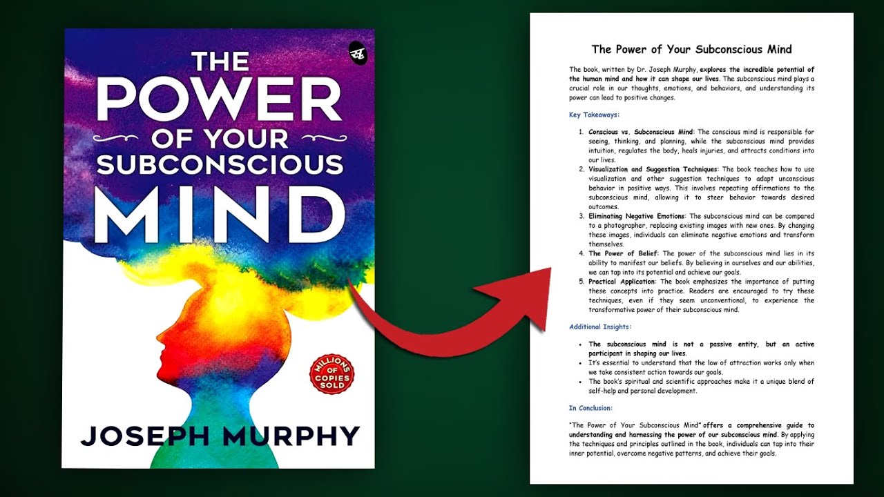 Unlock Limitless Potential: Key Insights from The Power of Your ...