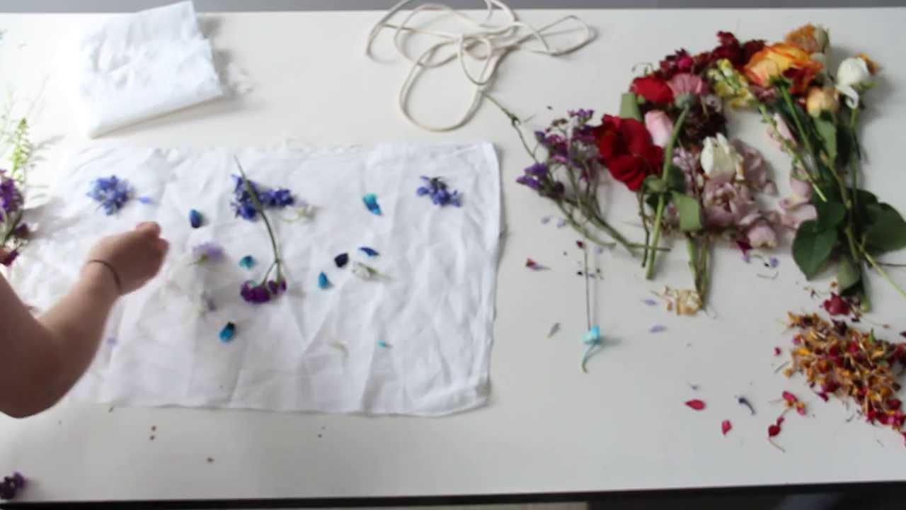 Flower steaming fabric technique - YouTube