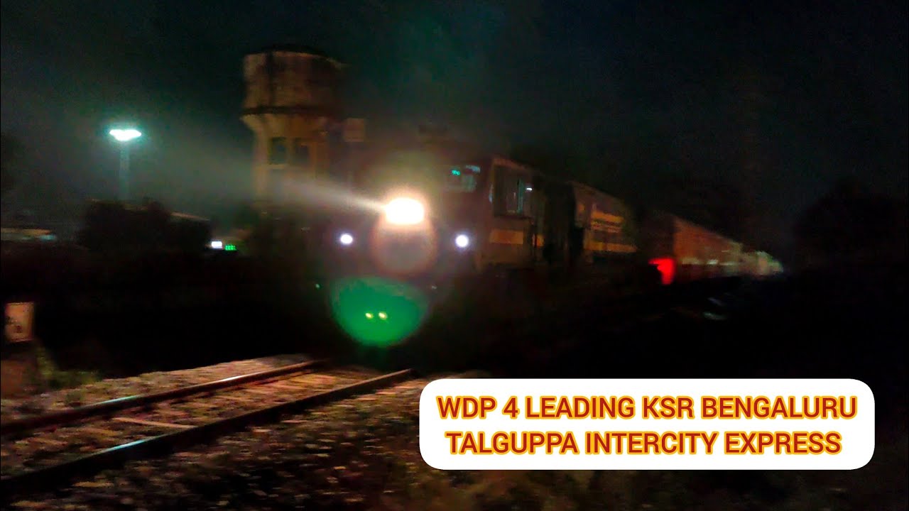 KSR BENGALURU TALGUPPA (20651) INTERCITY EXPRESS DEPARTURE FROM ...
