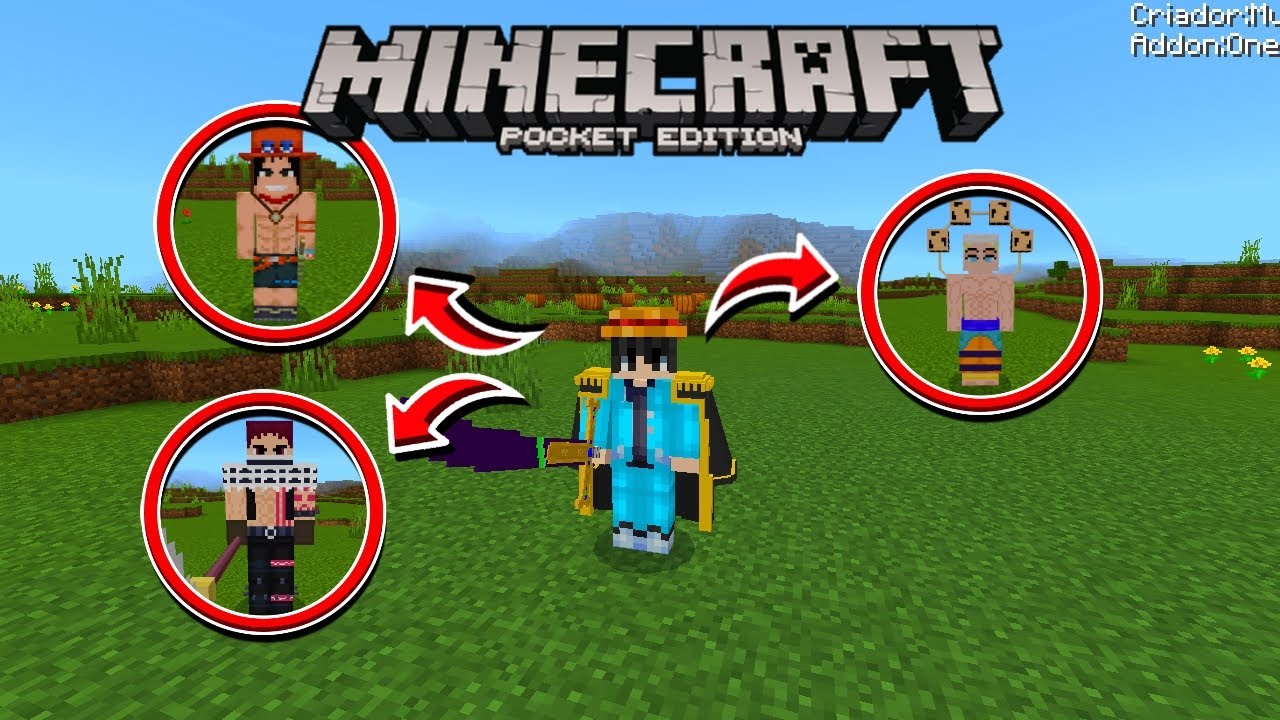 NOVO!! ADDON/MOD DE ONE PIECE PARA MINECRAFT PE 1.19 ATUALIZADO!! - YouTube