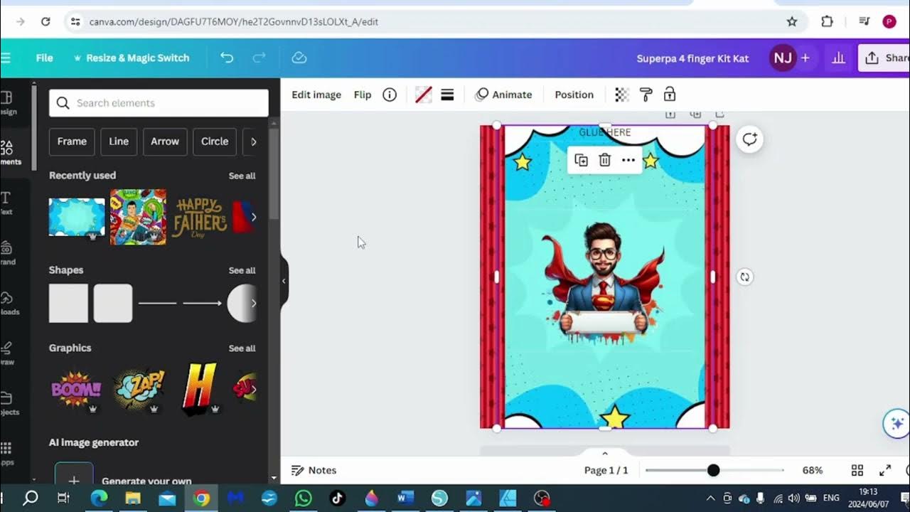 How to unlock and lock elements in Canva - YouTube
