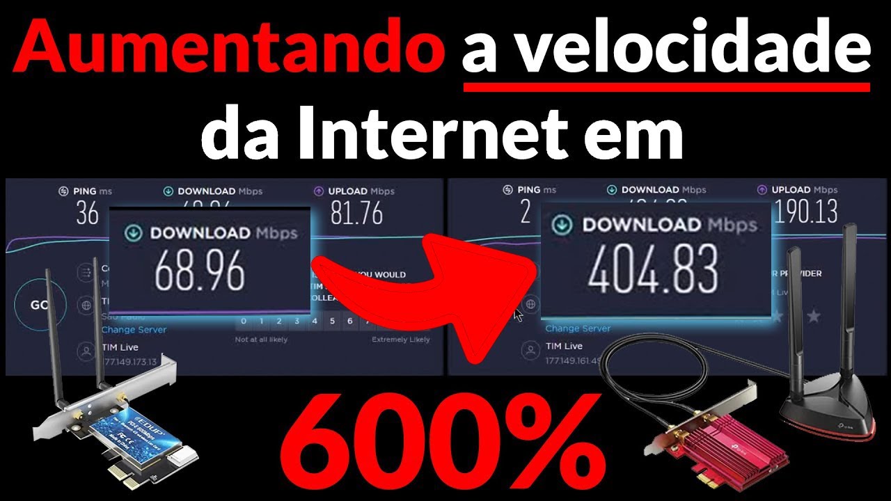 Aumentando a velocidade da Internet em 600% - YouTube