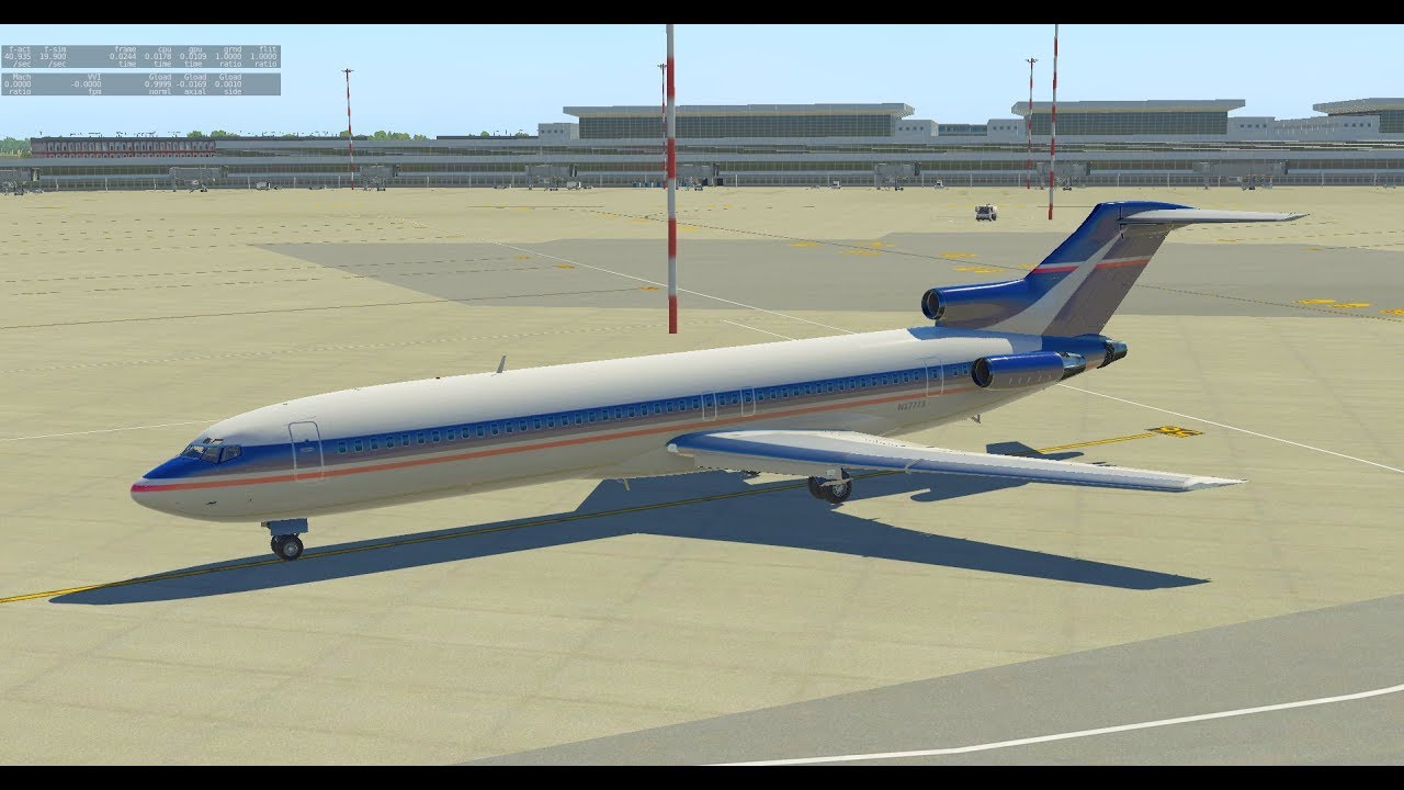 Boeing 727-200 X-Plane 11 EDDH-LCLK-LOWS-ENGM-EGPH - YouTube