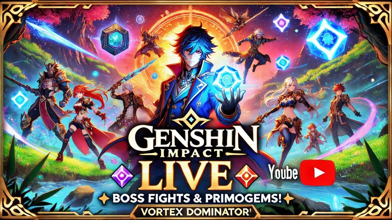 Genshin Impact Live 🔴 | Exploring, Boss Fights & Primogem Farming ...