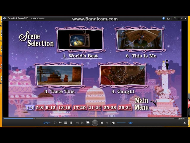 Ratatouille Dvd Menu
