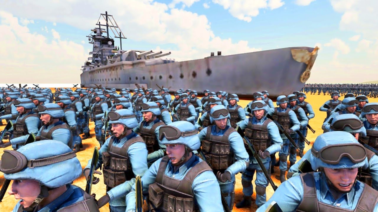 6,250,000 ZOMBIES vs NAVY WARSHIP Defenses - Ultimate Epic Battle ...