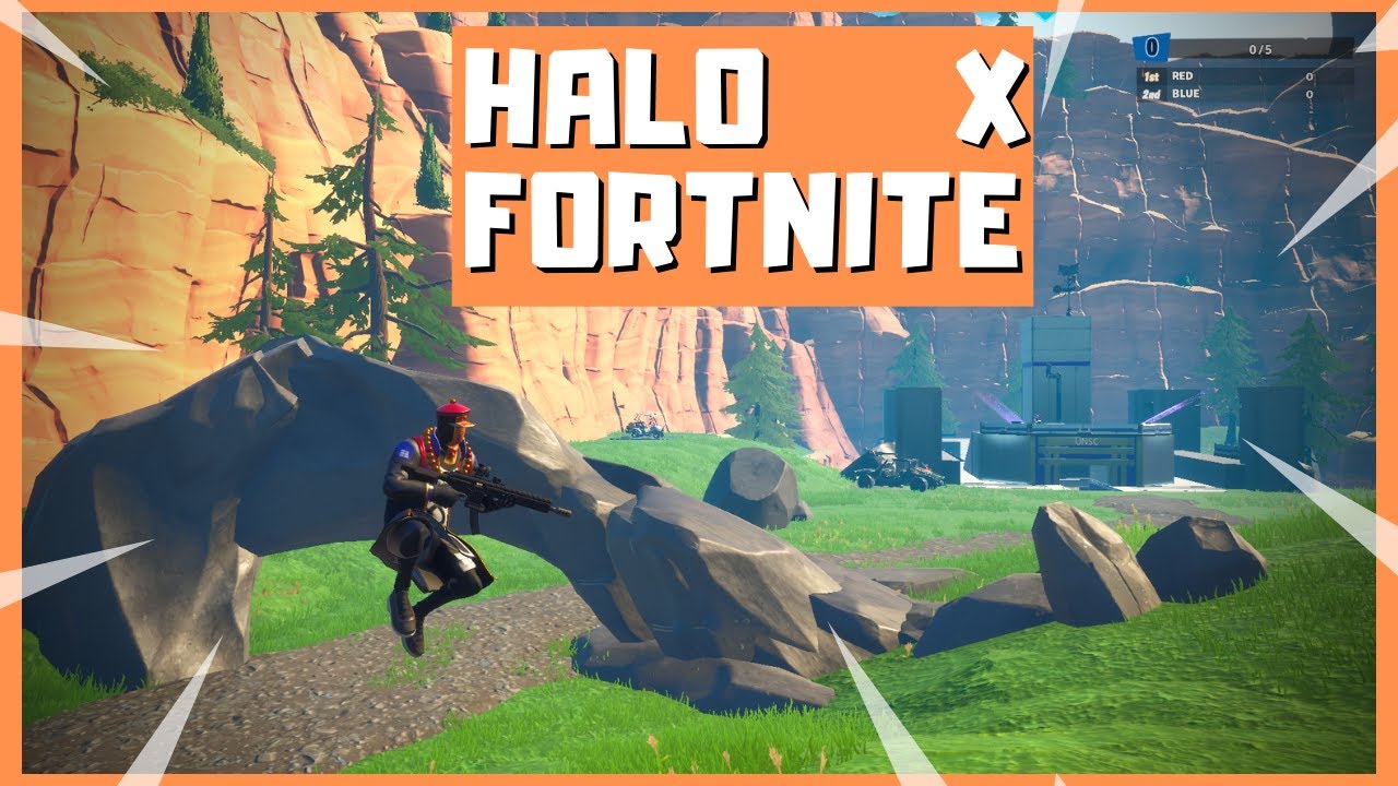 HALO X FORTNITE Creative Map | Blood Gulch by Atlas Creative - YouTube
