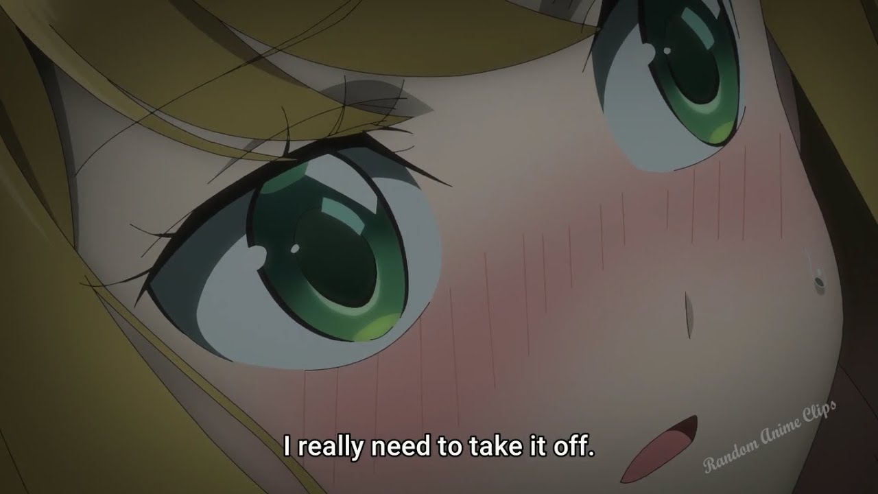 He accidentally took off her bra? | Anime Moment - YouTube