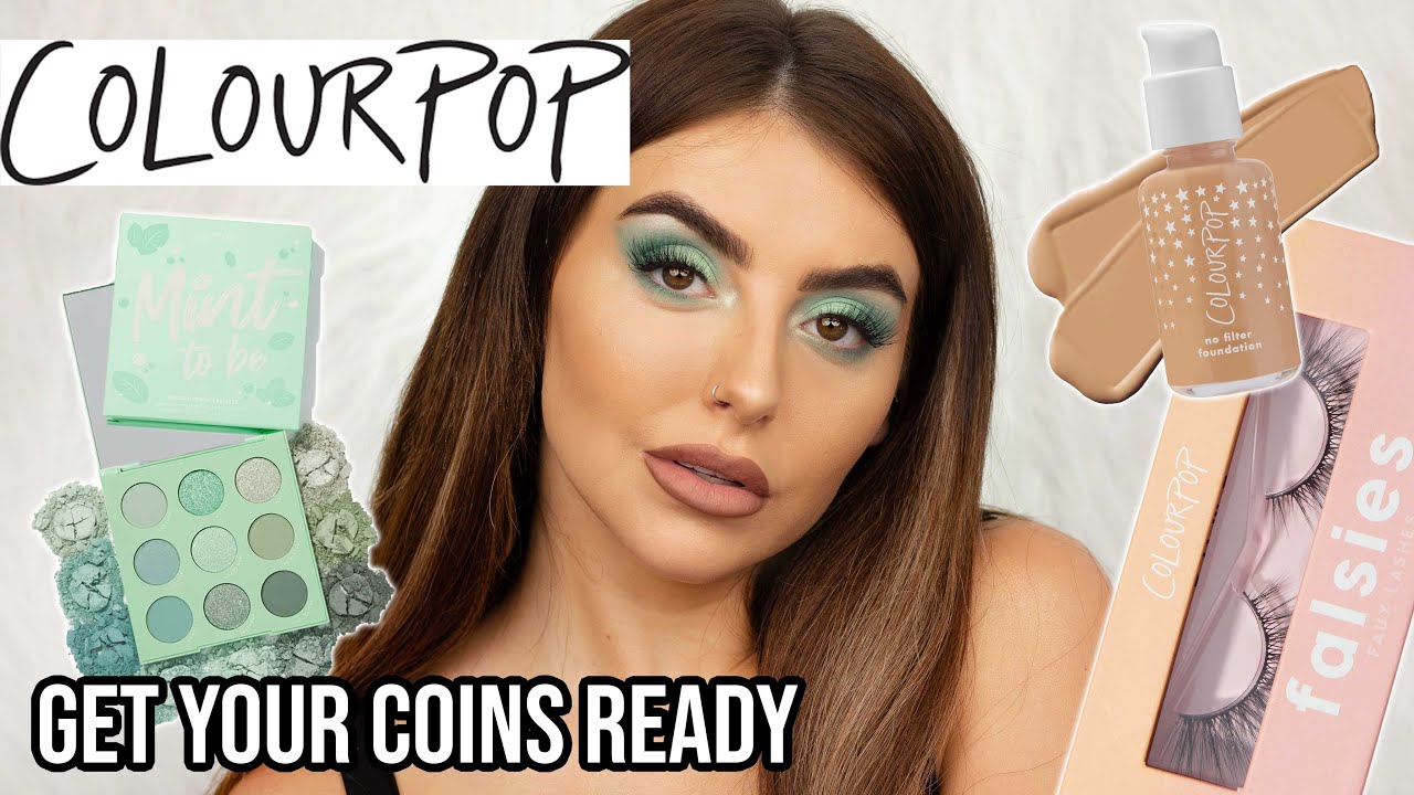 Testing COLOURPOP makeup! Full face of FIRST IMPRESSIONS! (woo) [CLOSE ...