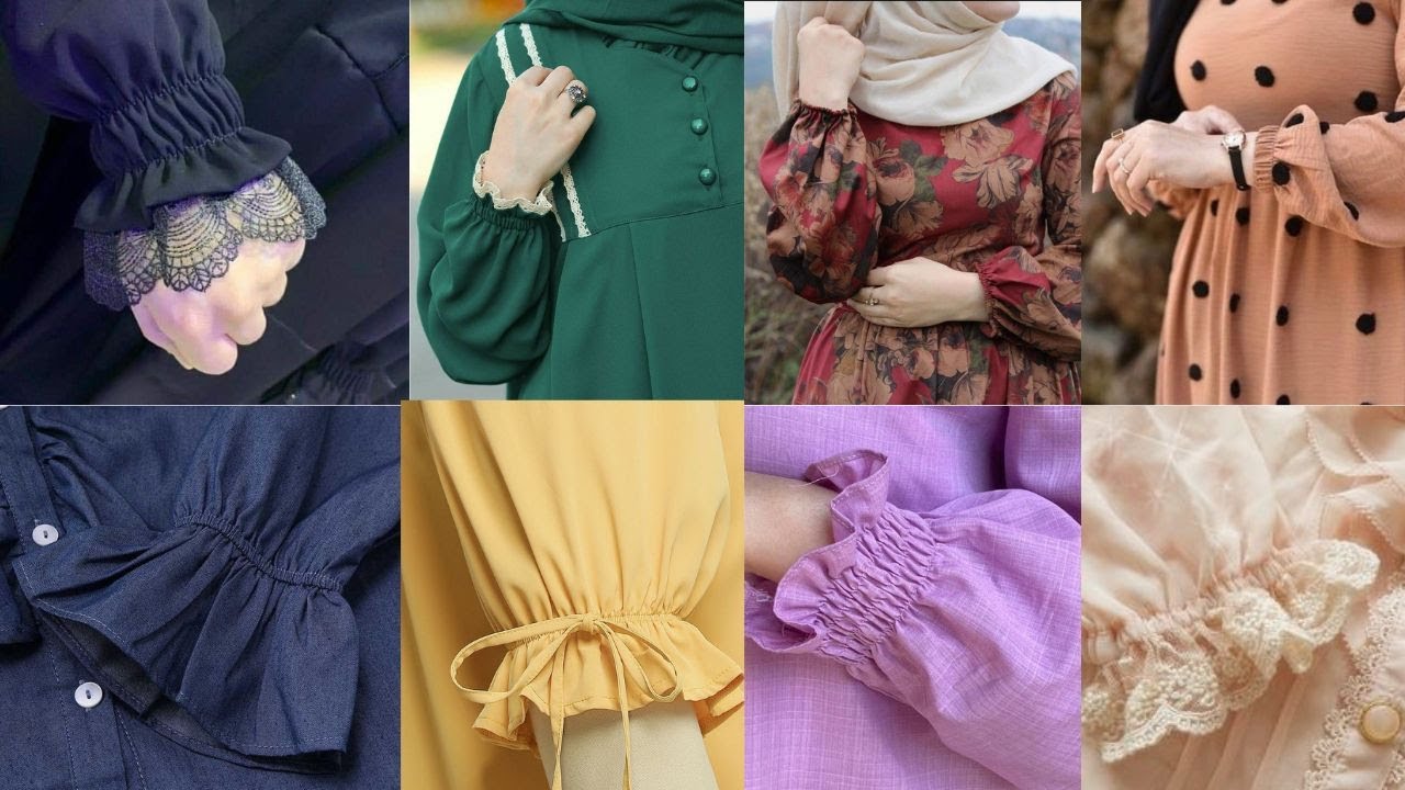 Stylish and trendy Elastic sleeve designs for Kurti and kameez - YouTube