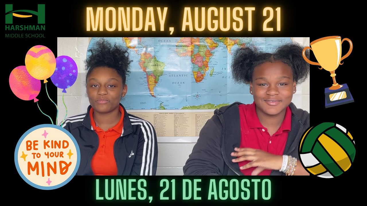 Daily Announcements: Monday, August 21, 2023 - YouTube