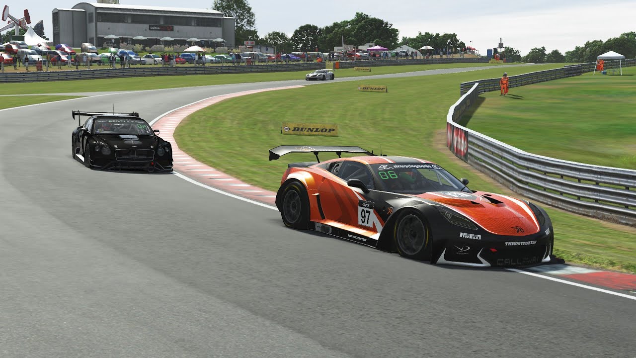 SIM RACING MANIA GT3 SERIES RD 3 @ OULTON PARK | TRACKSVR - YouTube
