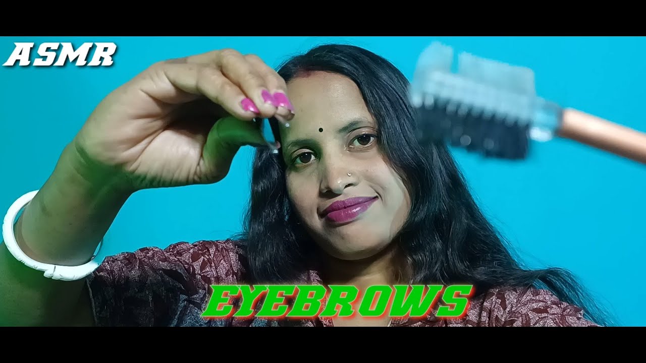 ASMR - Doing Your Eyebrows(personal attention) - YouTube