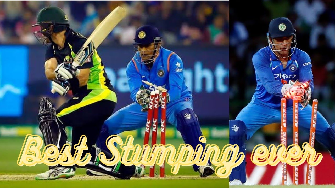 Ms Dhoni's Best Stumping ever - YouTube