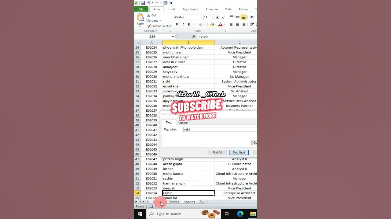 Excel Interview Question With Tricks 37 Worldtech143 Exceltricks Shortsfeed Youtubeshorts