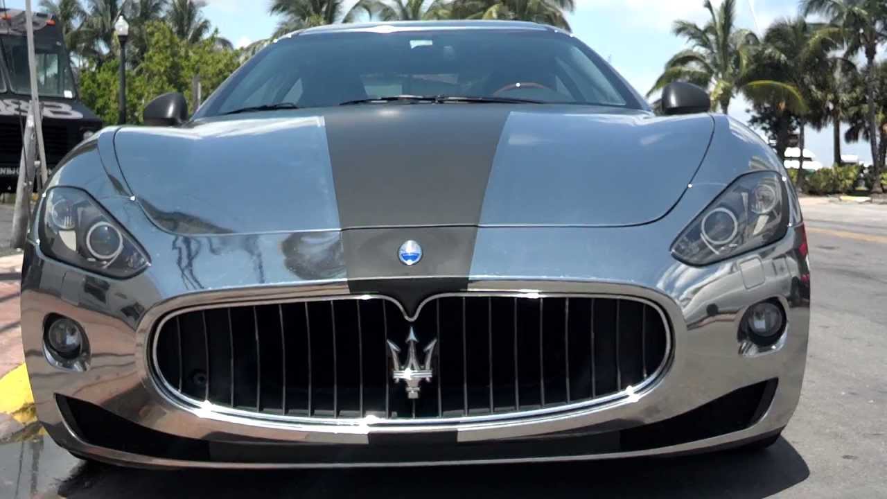 Maserati Videos Chrome Wrapped Maserati Youtube Video Youtube