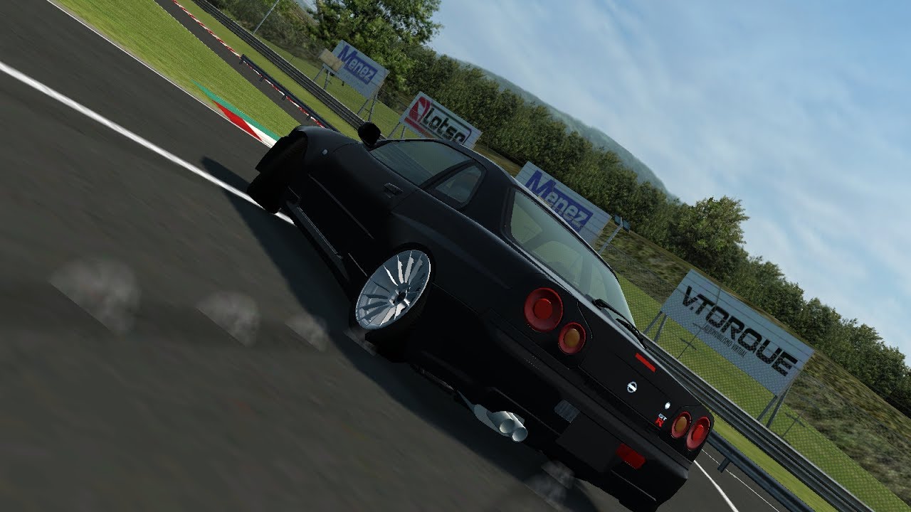 LFS - Skyline R34 GT-R - YouTube