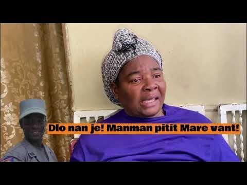 Manman pitit mare vant! Manman youn nan polisye yo ap mande leta jistis - YouTube