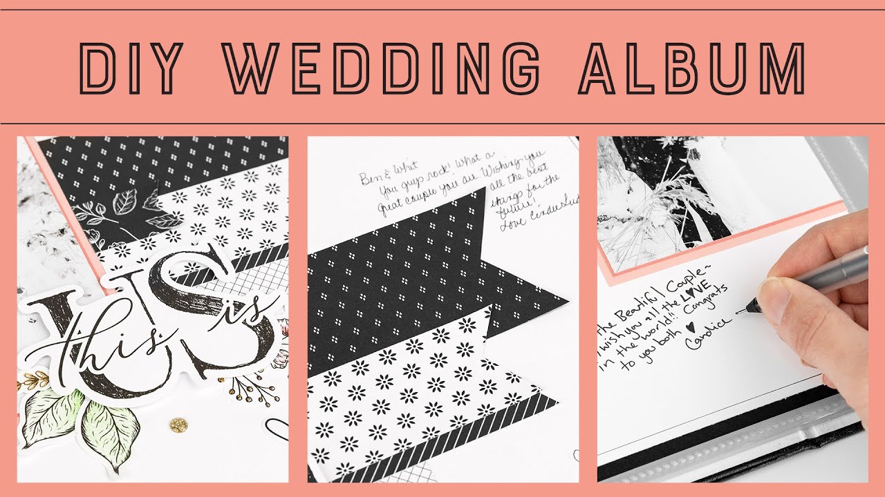 Perfect Technique to Create Your Own Elegant Wedding Sign In Book - YouTube