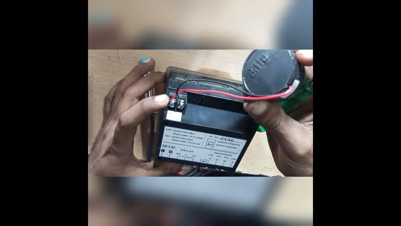 batch counter meter ke connection kesy kare// batch counter meter// - YouTube