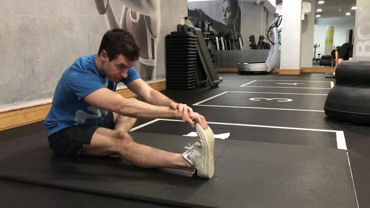 Seated Floor Hamstring Stretch - YouTube