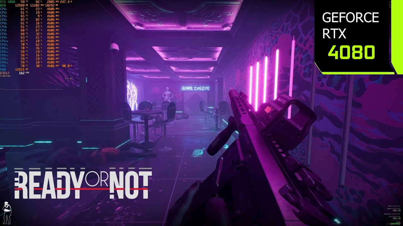 Ready or Not | RTX 4080 4K DLSS 2.5 Quality | Epic Settings | i7 10700F ...