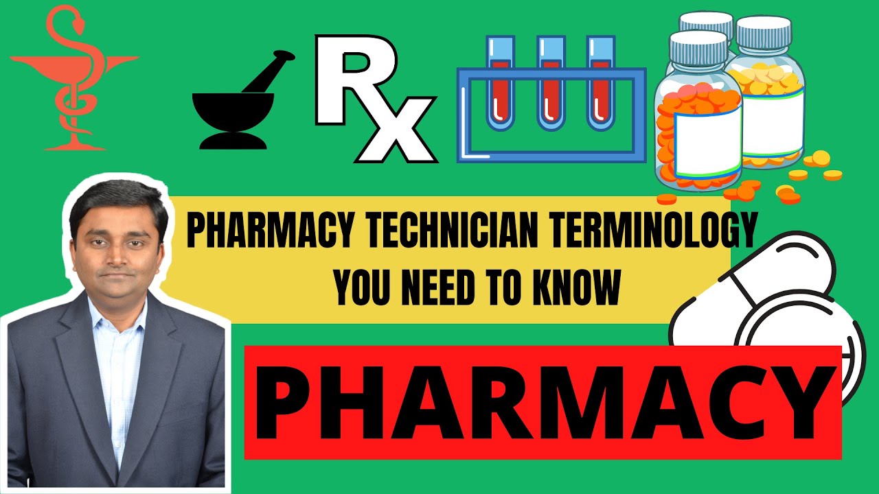 PHARMACY TERMINOLOGY,COMMONLY USED TERMS IN PHARMACY,PHARMACY ...