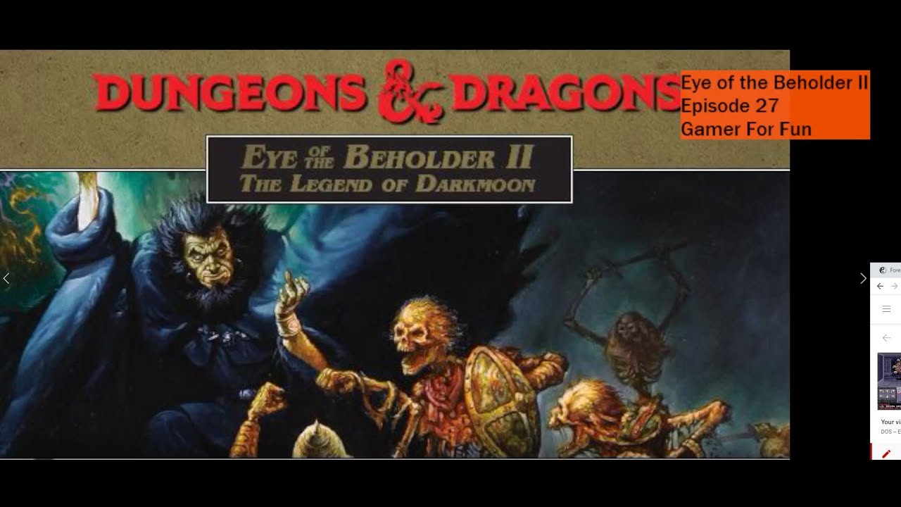 DOS -- Eye of the Beholder II -- Ep27 - YouTube
