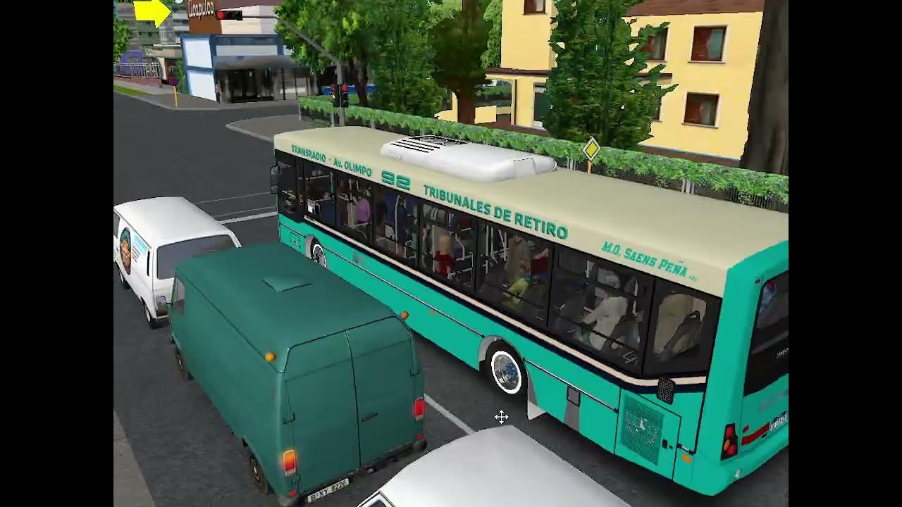 Linea 92 Empresa Microomnibus Saenz Peña S.R.L OMSI 2 - YouTube
