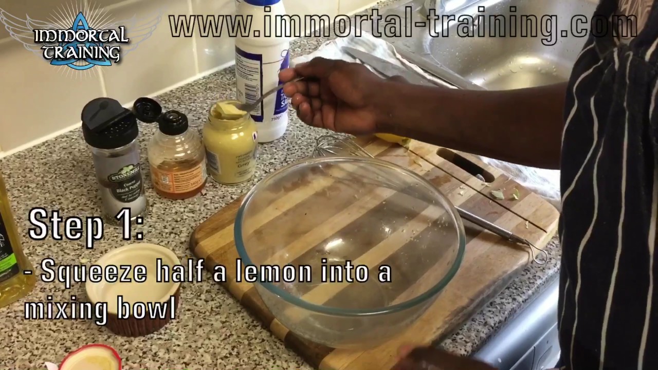 Honey & Mustard Dressing - Immortal Kitchen - YouTube