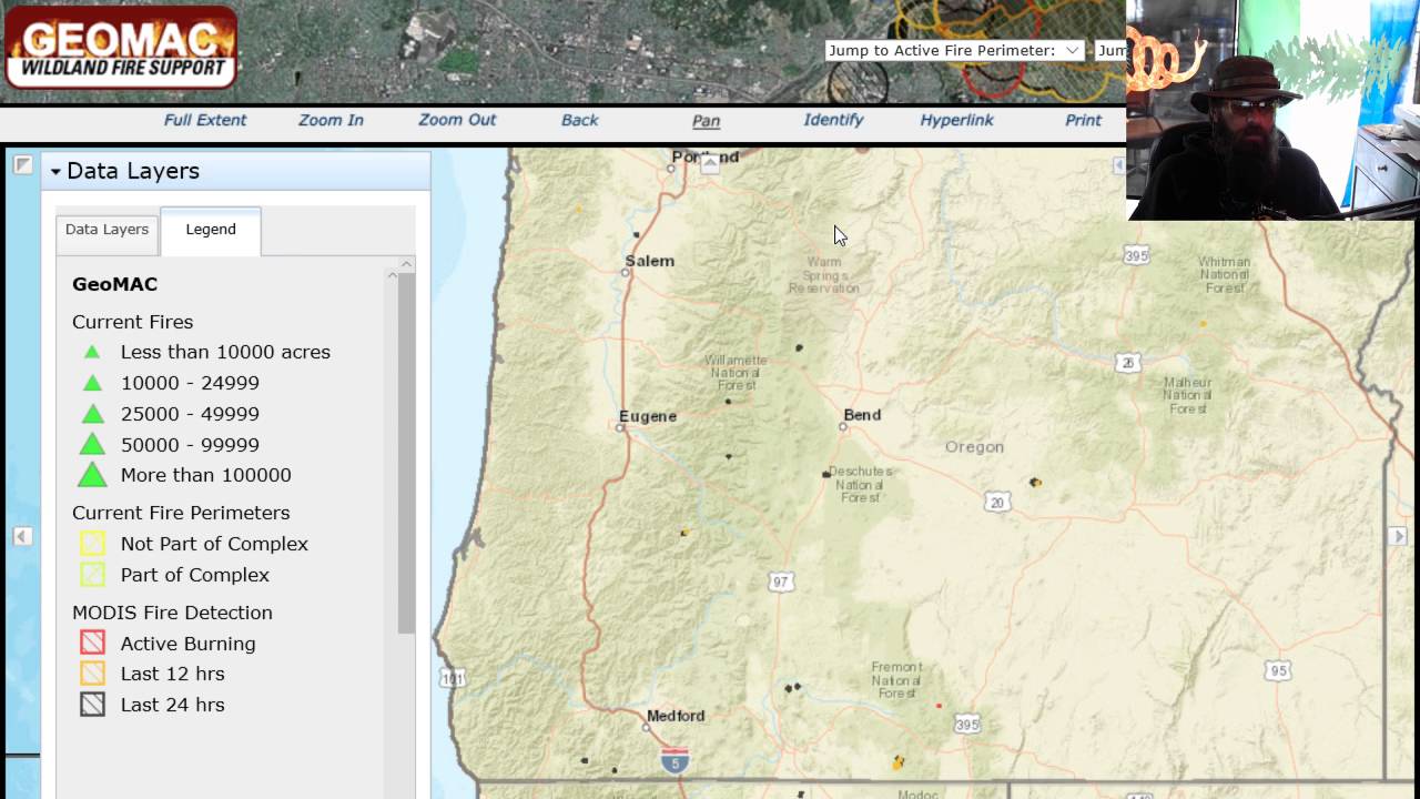 Cascadia Rambling May 14 1130am MODIS GeoMAC Fire - YouTube