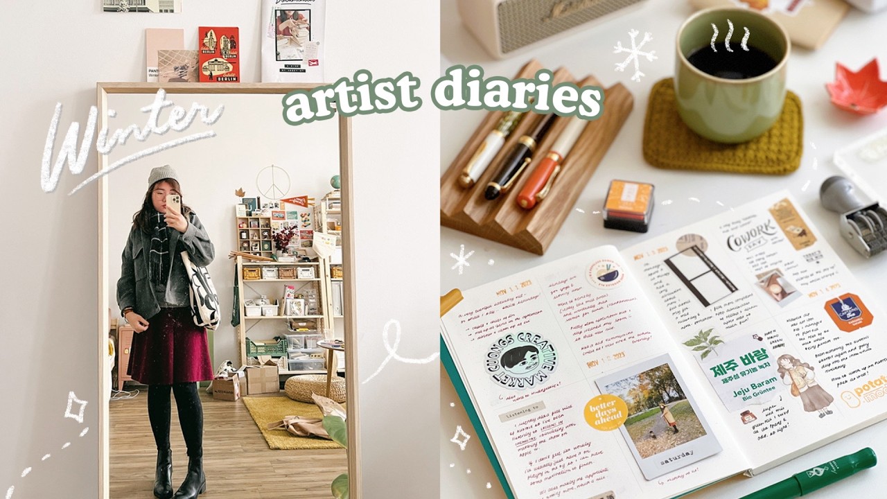 Artist Diaries: cozy winter days & a week in my life in Berlin | Abbey ...
