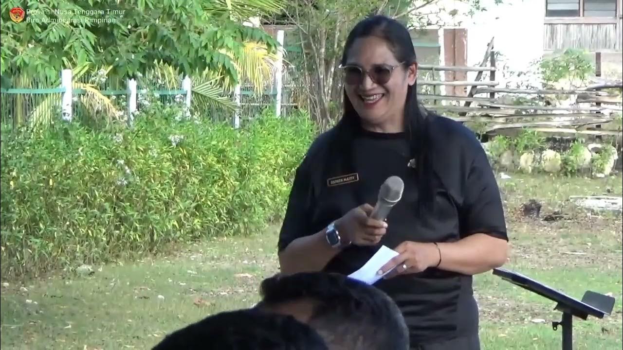 Tanam Simbolis Kacang Hijau oleh Gubernur NTT di Desa Tuasene, Kec. Molo Selatan, Kab. TTS - YouTube