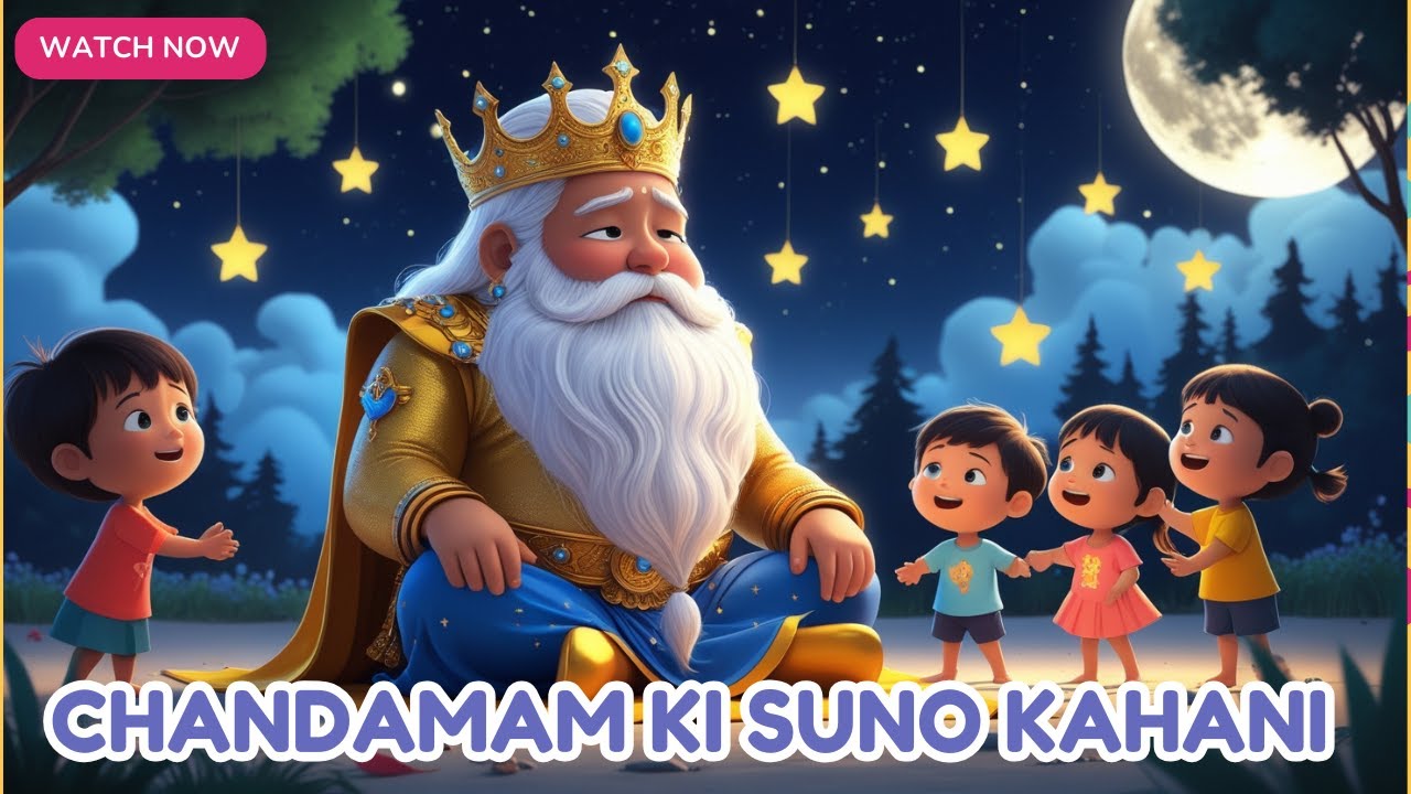 Chanda Mama Ki Suno Kahani | चंदा मामा l Hindi Rhymes And Kids Songs l ...