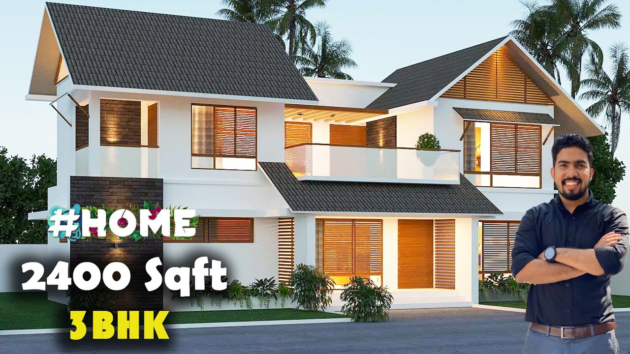 3 BHK , 2400 Sqft Trending Home Tour Malayalam | Rahul Constructions Thrissur - YouTube