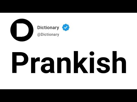 Prankish Meaning In English - YouTube