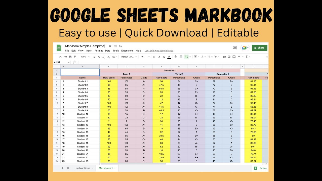 The Simple Markbook (Tutorial) - YouTube